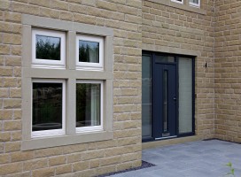 See images of composite side panels and top lights in situ