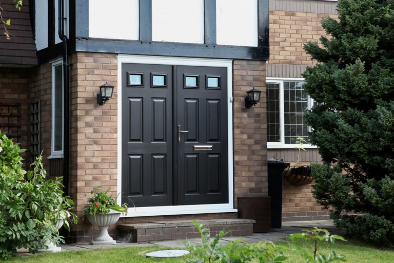 See images of Tenby composite doors in situ